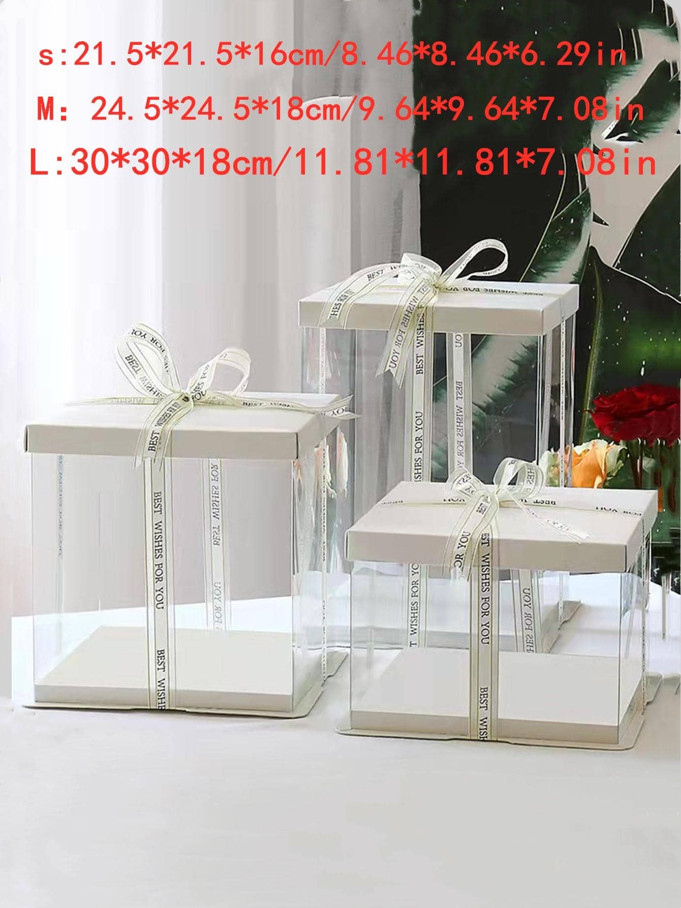 1pc Transparent Cake Packaging Box | SHEIN USA