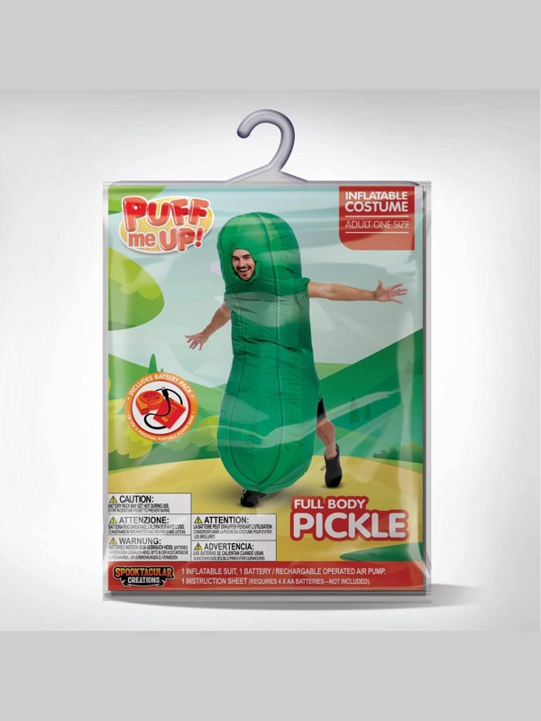 JOYIN Pickle Inflatable Costume for Adult, Full-Body Air Blow Up ...