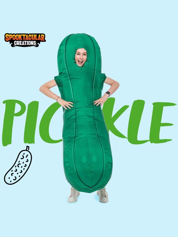 JOYIN Pickle Inflatable Costume for Adult, Full-Body Air Blow Up ...
