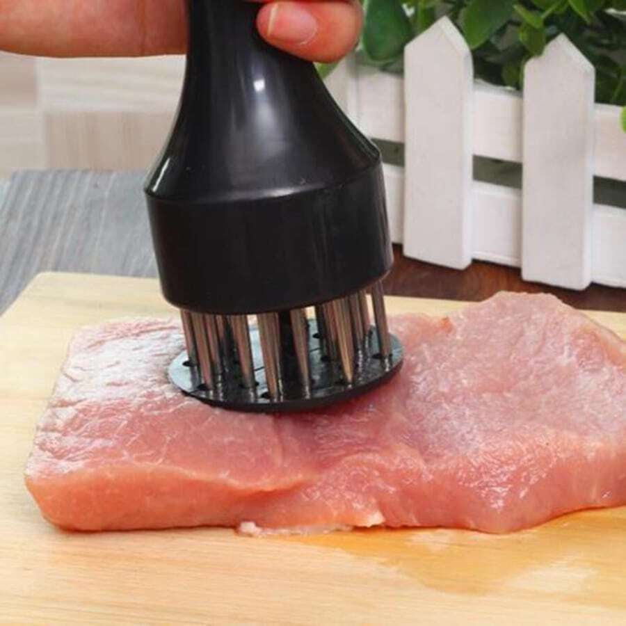 Kitchen stainless steel steak hammer meat loosening needle home meat ...
