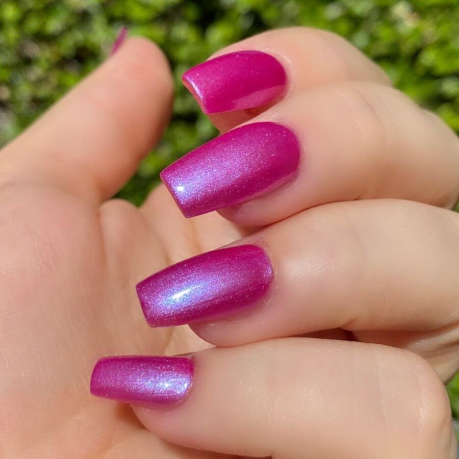 Hottie Tottie - Hot Pink Blue Shimmer Multi-Color Shifting Polish ...