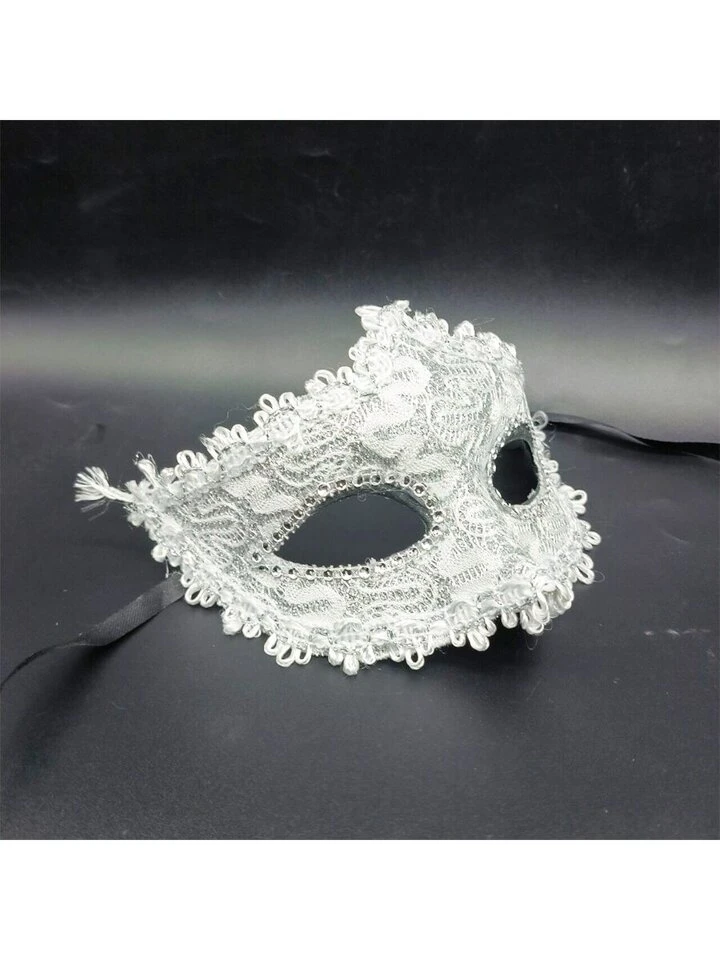 Black And White Lace Masquerade Masks