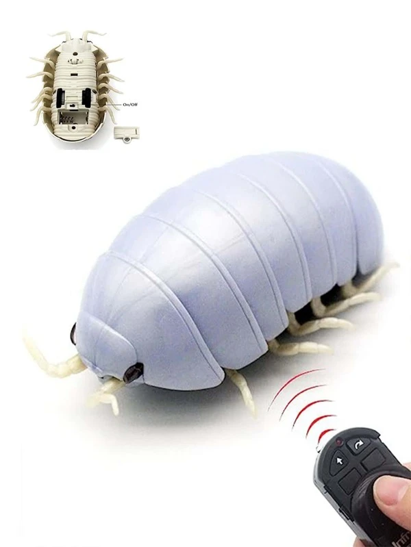 Realistic Remote Control Bug Pill Bug Realistic Electronic Worm Animal ...
