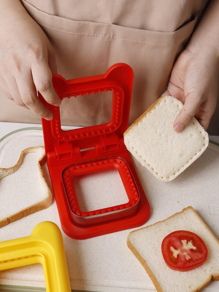 1pc Stainless Steel Square Sandwich Maker With Handguard, Bread Sealer ...