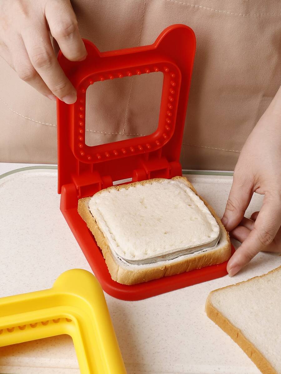 1pc Stainless Steel Square Sandwich Maker With Handguard, Bread Sealer ...