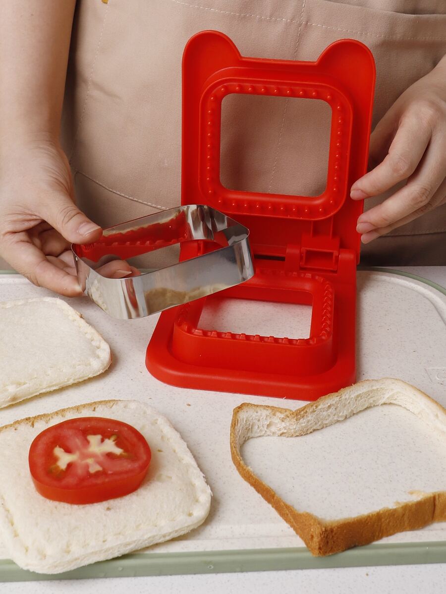 1pc Stainless Steel Square Sandwich Maker With Handguard, Bread Sealer ...