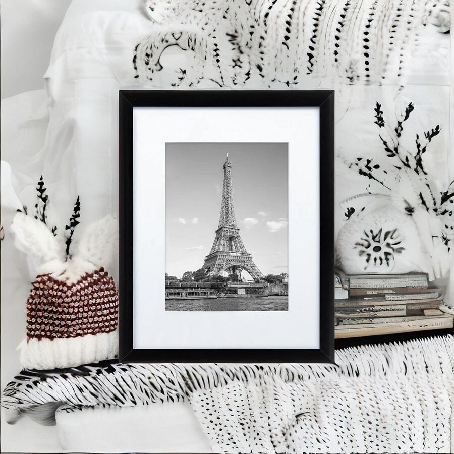 upsimples 10x12 Picture Frame Set of 5, Display Pictures 7x9 with Mat ...