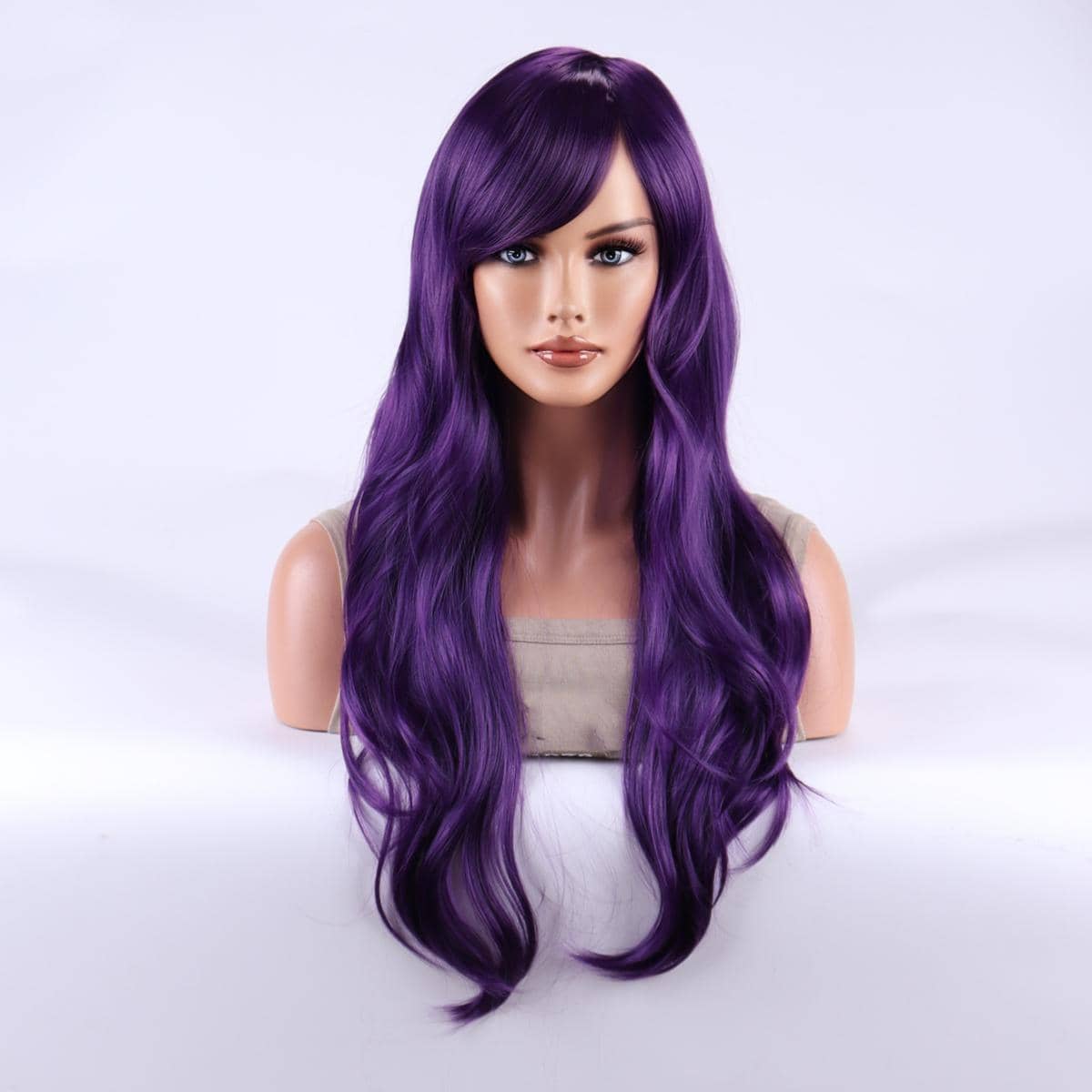 65cm fashion wig Long wavy Cosplay colored wig | SHEIN USA