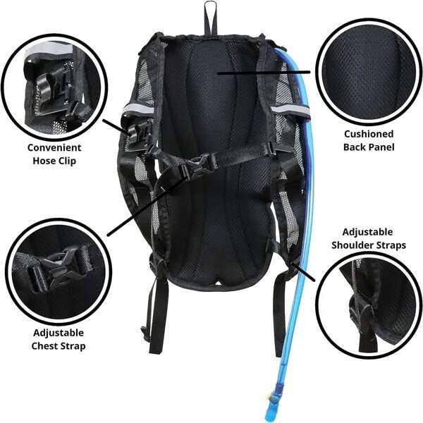 1 Set Transparent Pvc Clear Hydration Pack Clear Backpack with 1.5L ...