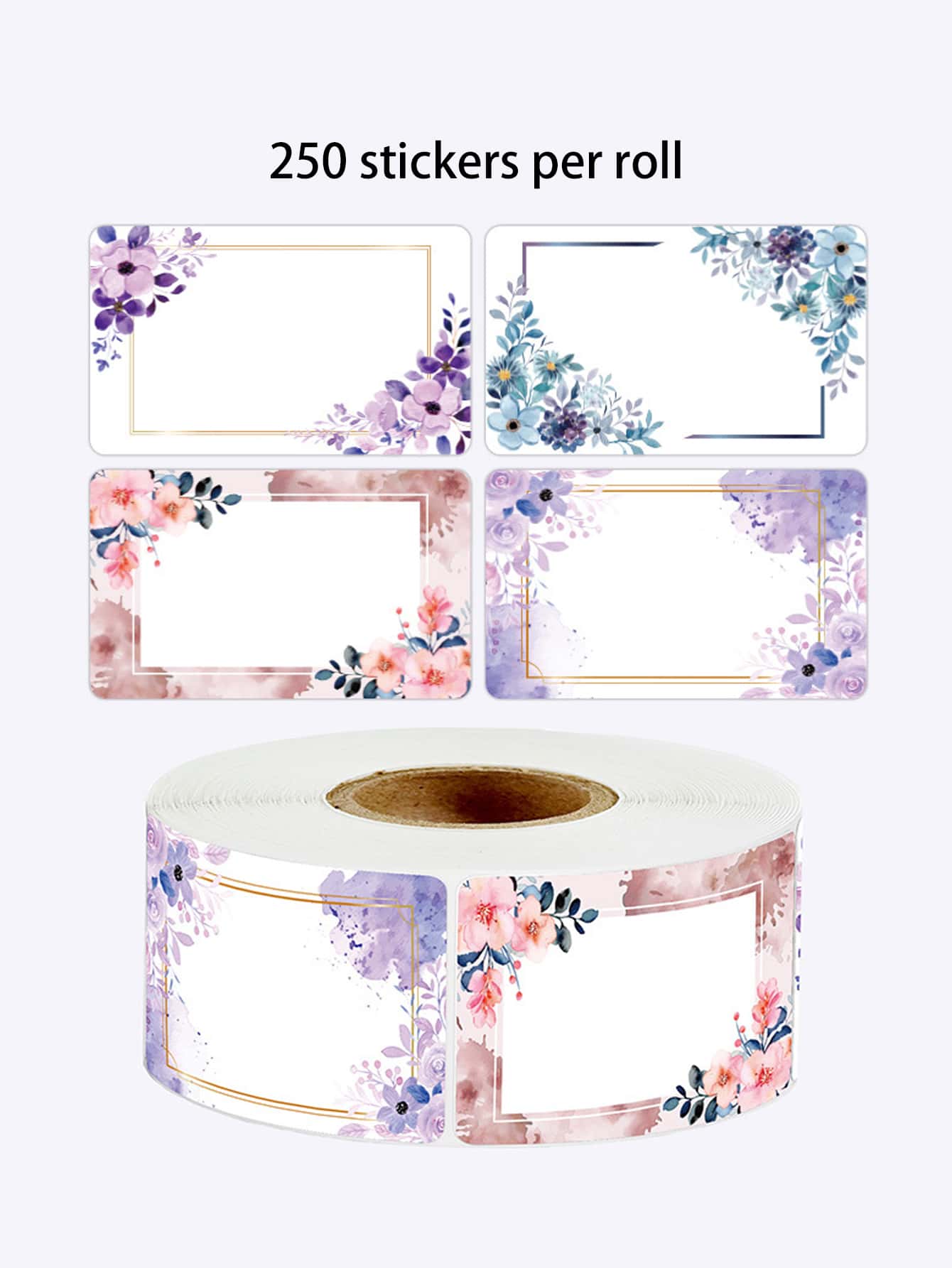 1 Roll Of Flower-shaped Self-adhesive Name Labels For Kindergarten ...