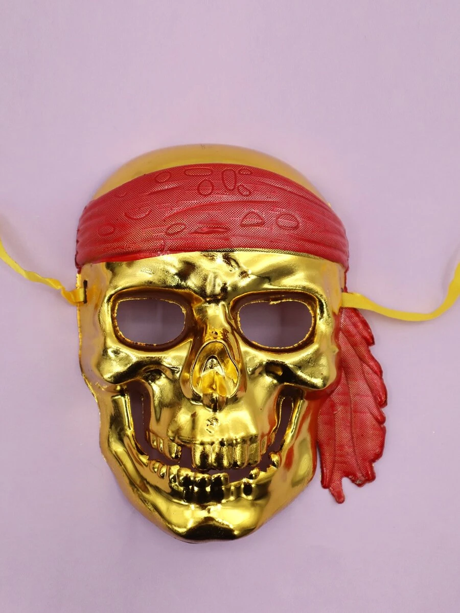 Golden Pirate Skeleton Mask For Masquerade | SHEIN USA