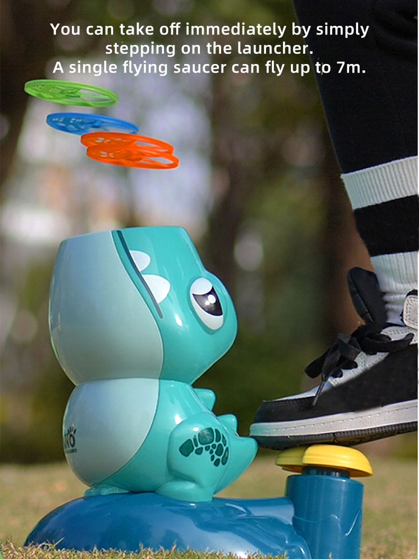 Frog Flying Disc Shooter Toy - Olive Green | SHEIN USA