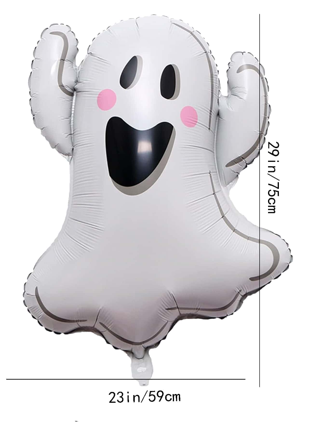3pcs Ghost Balloons White Ghost Shape Aluminum Foil Balloon for ...