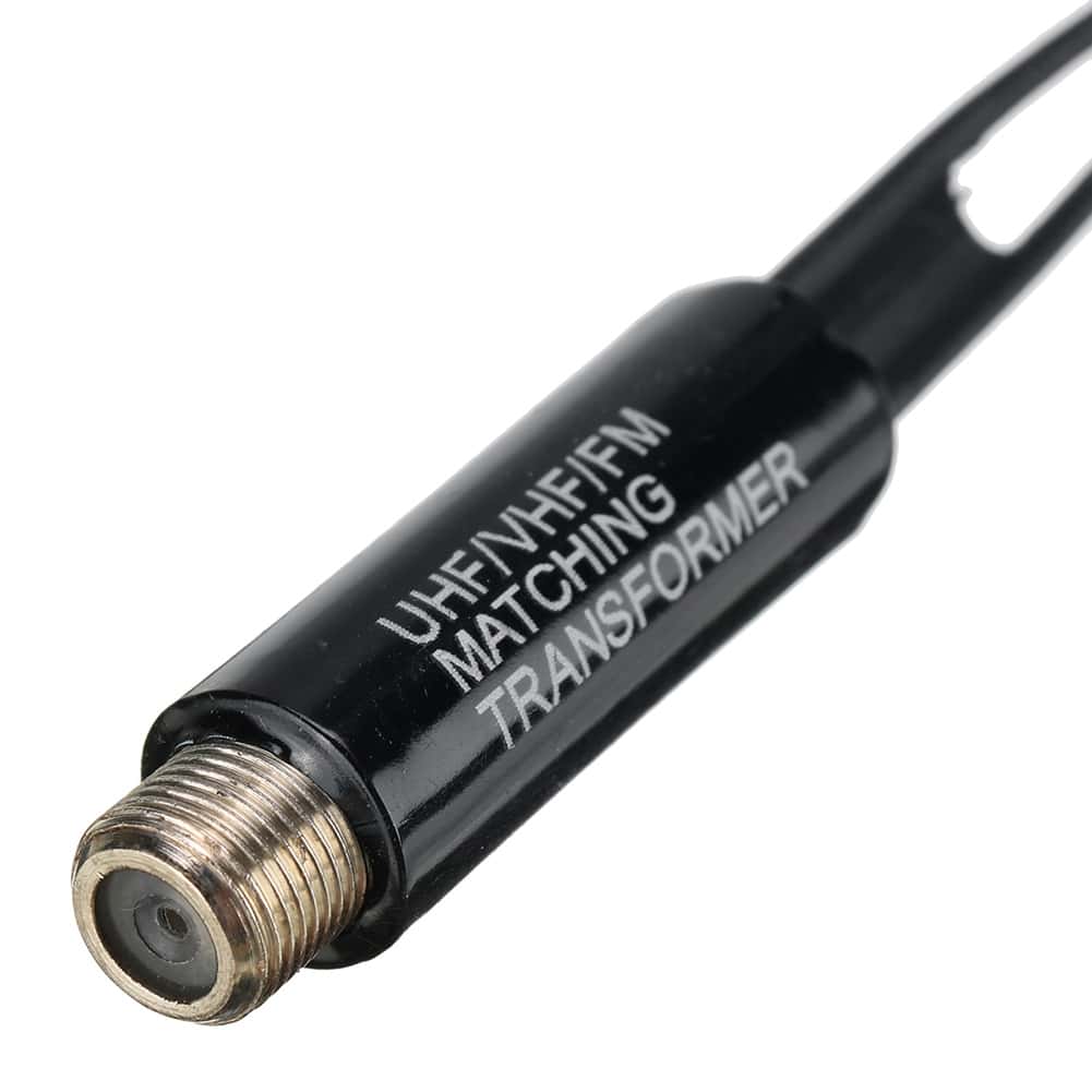 10 PCS UHF VHF FM 75-300 Ohm TV Antenna Adapter Matching Transformer ...