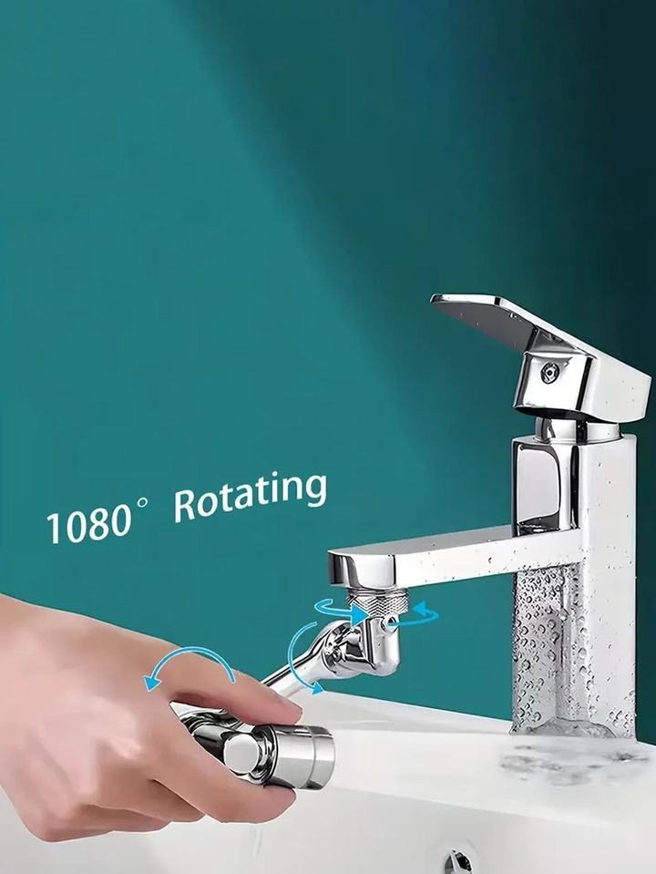 Mechanical arm 1080 degrees universal faucet rotary water bubbler ...
