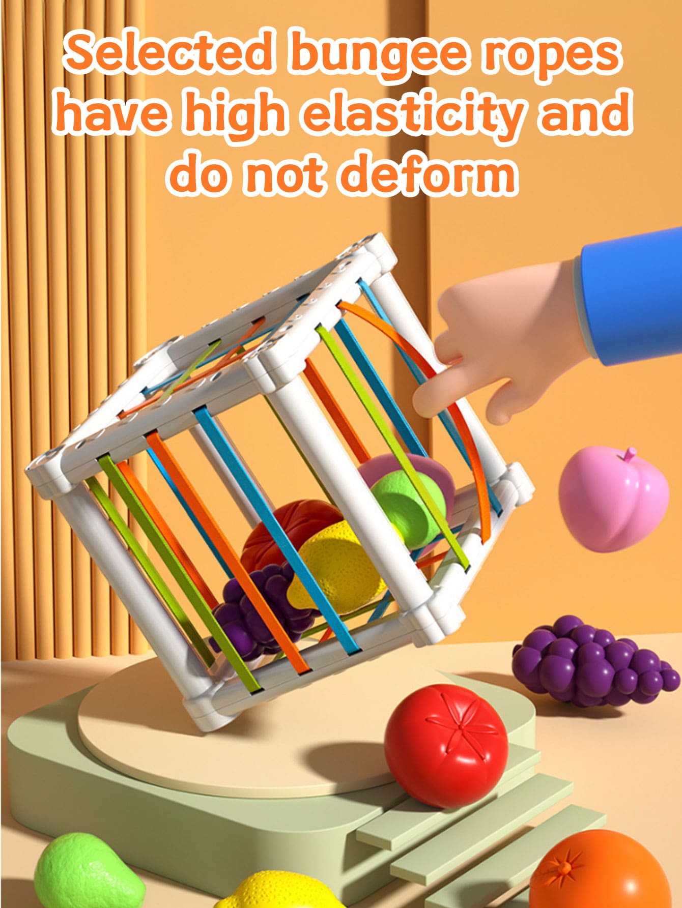 1Set Large Particle Anti Swallowing Montessori Toys Baby Concentration ...