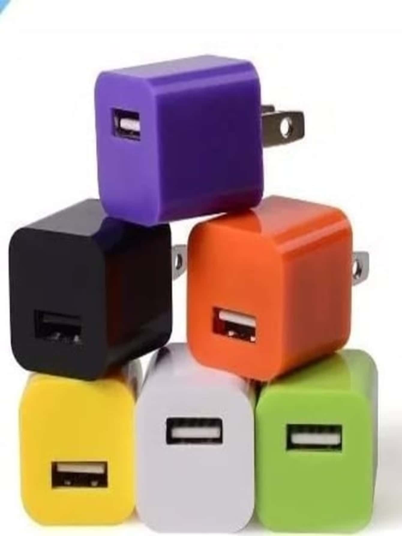 Cube Wall Charger 5v 1a Universal Cell Phone Colors | SHEIN USA