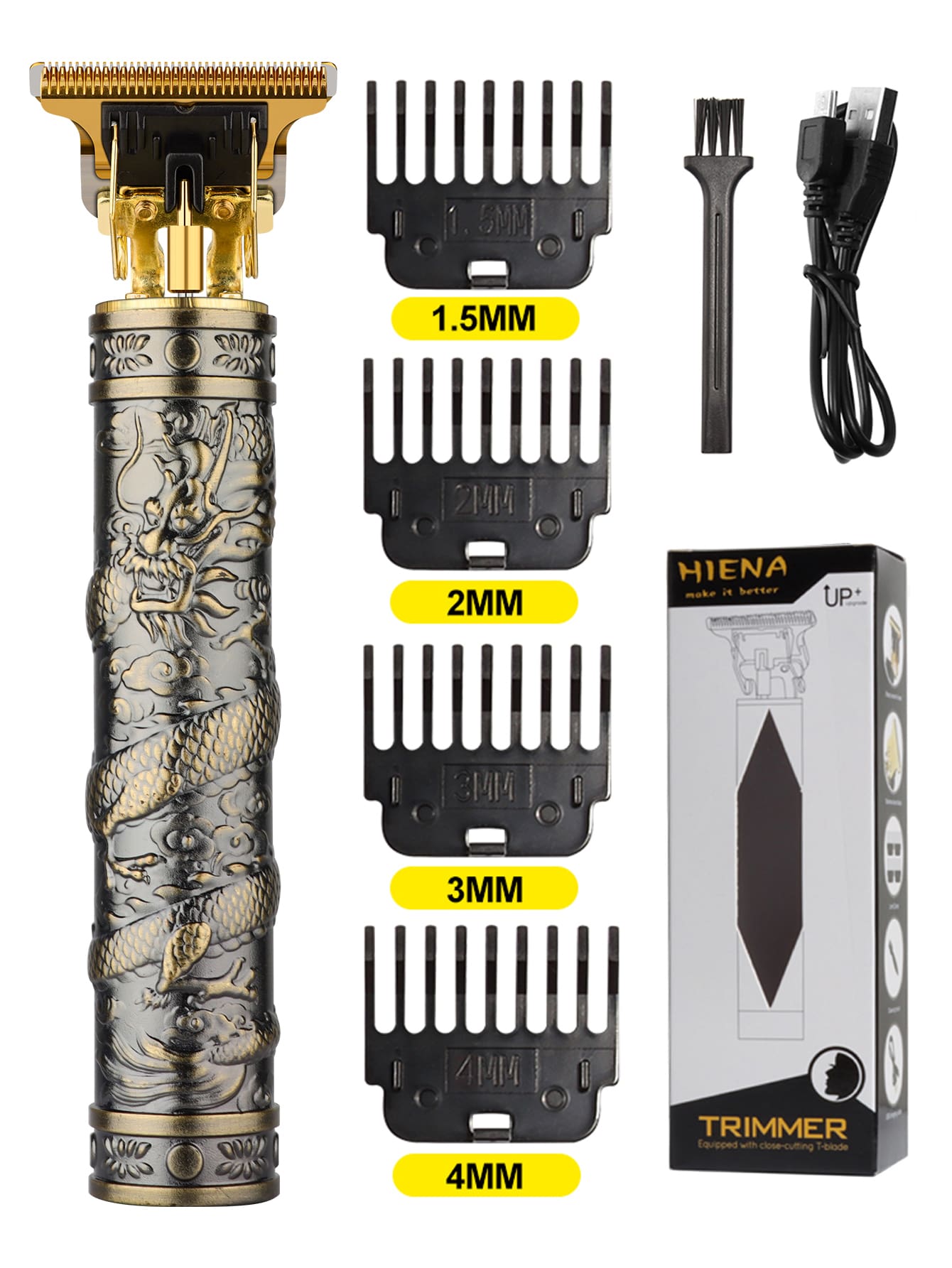 HINEA Vintage T9 Electric Cordless Hair Cutting Machine Professional ...