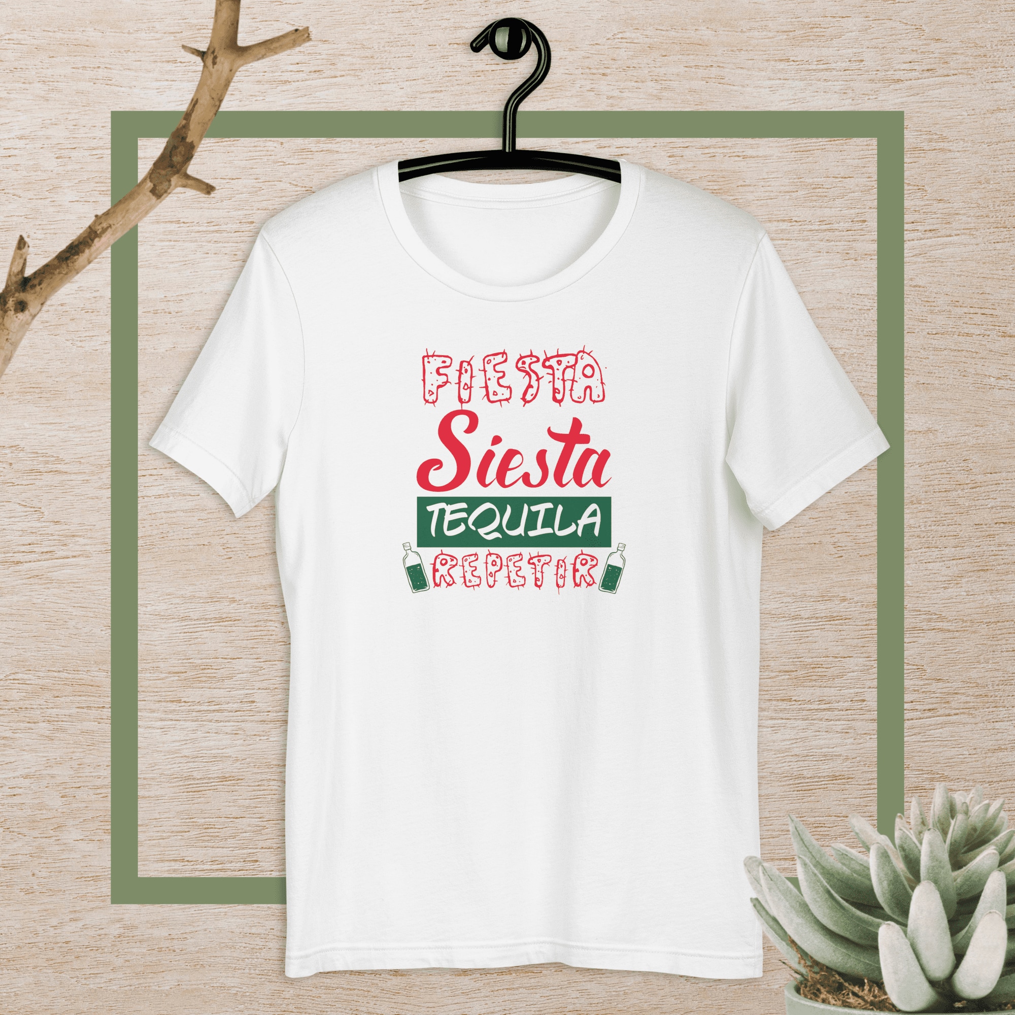 Playera Mexicana de hombre "Fiesta, Siesta, Tequila" | Moda de Mujer ...