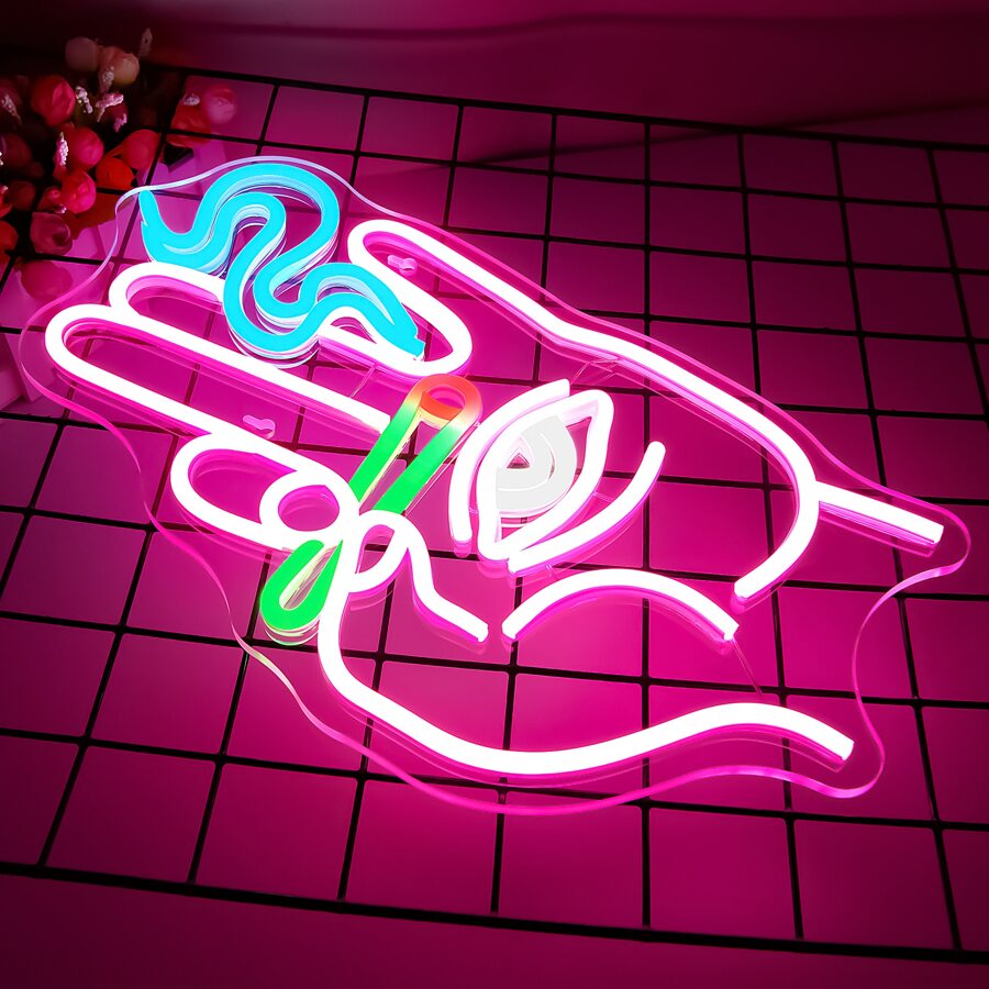 Gesture Shaped Decorative Neon Light | SHEIN USA