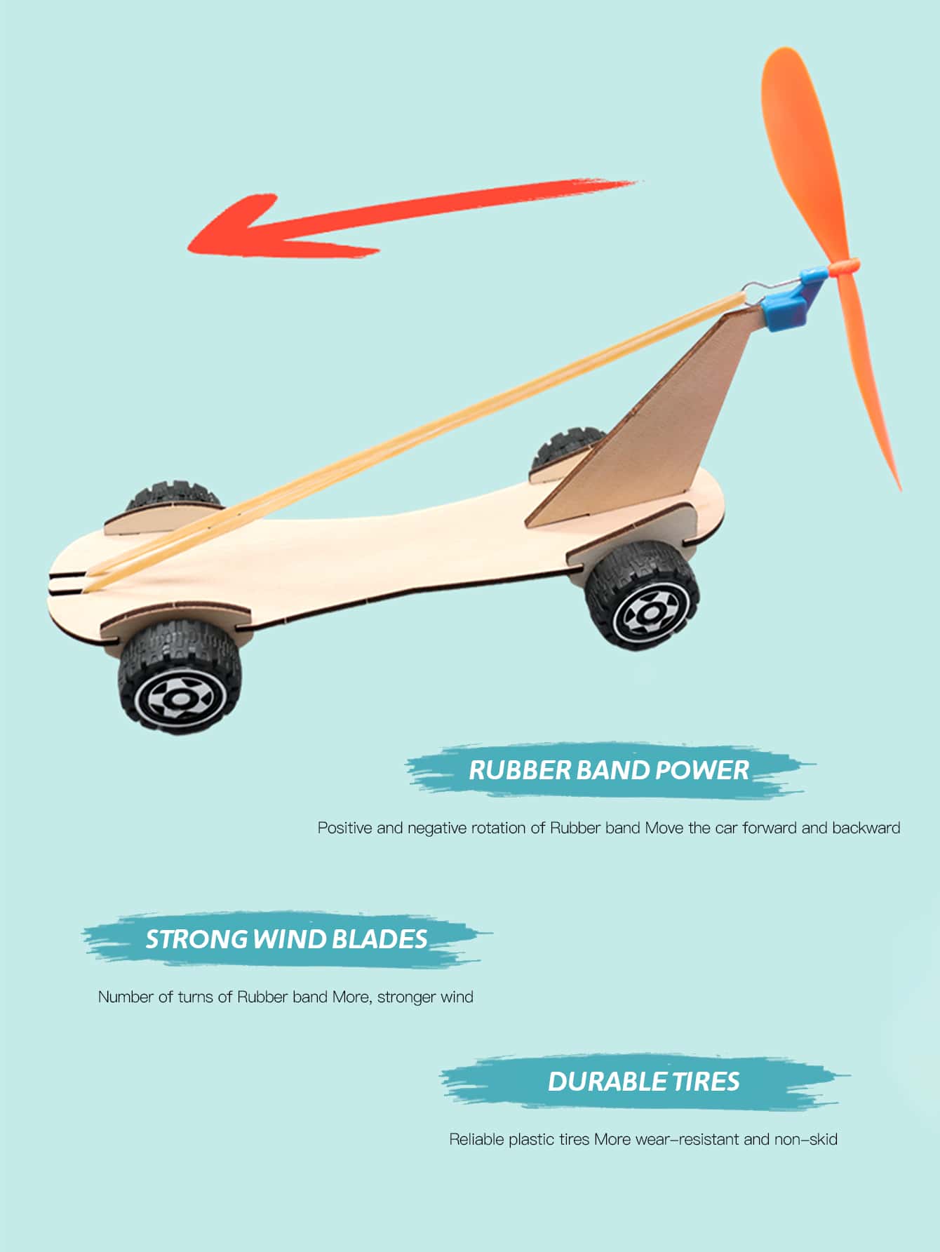 How To Make A Rubber Band Car