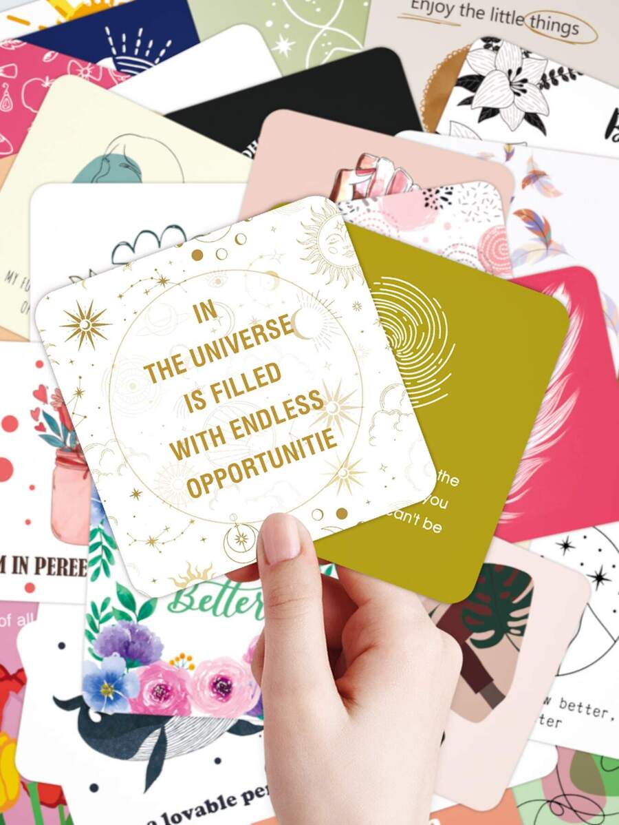 50pcs Positive Affirmations Cards For Women - Daily Affirmations For ...