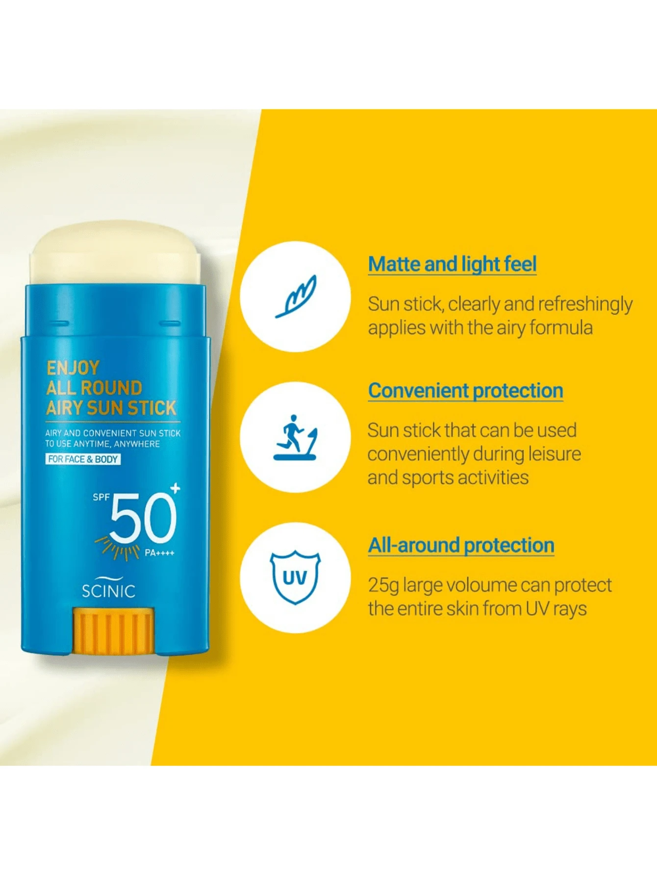 SCINIC Enjoy Super Active Airy Sun Stick Sunscreen SPF | SHEIN USA