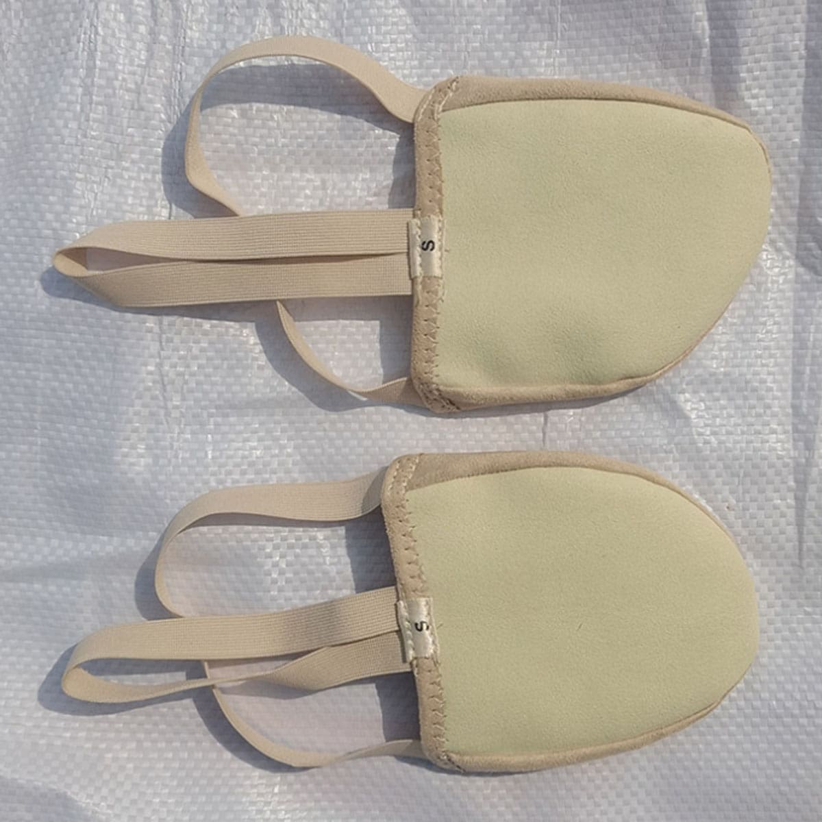 Half shoes ballet suede shoe cover soft bottom toe forefoot foot ...