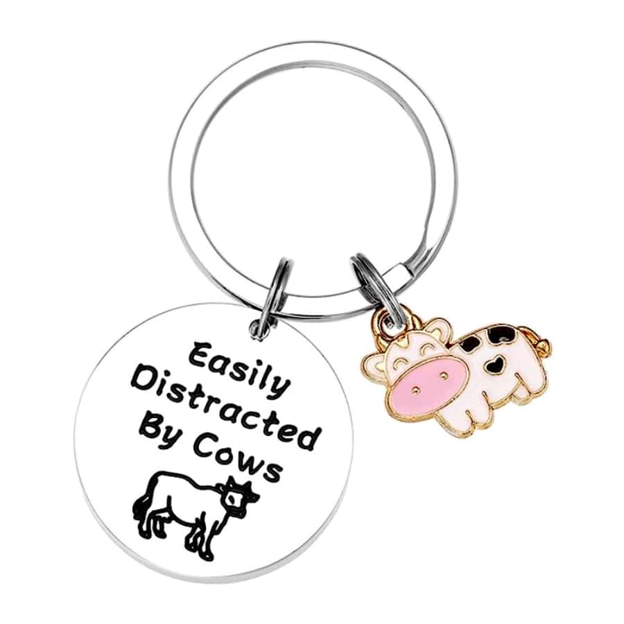 1pc Women's Creative Engraved Stainless Steel Keychain With Slogan And ...