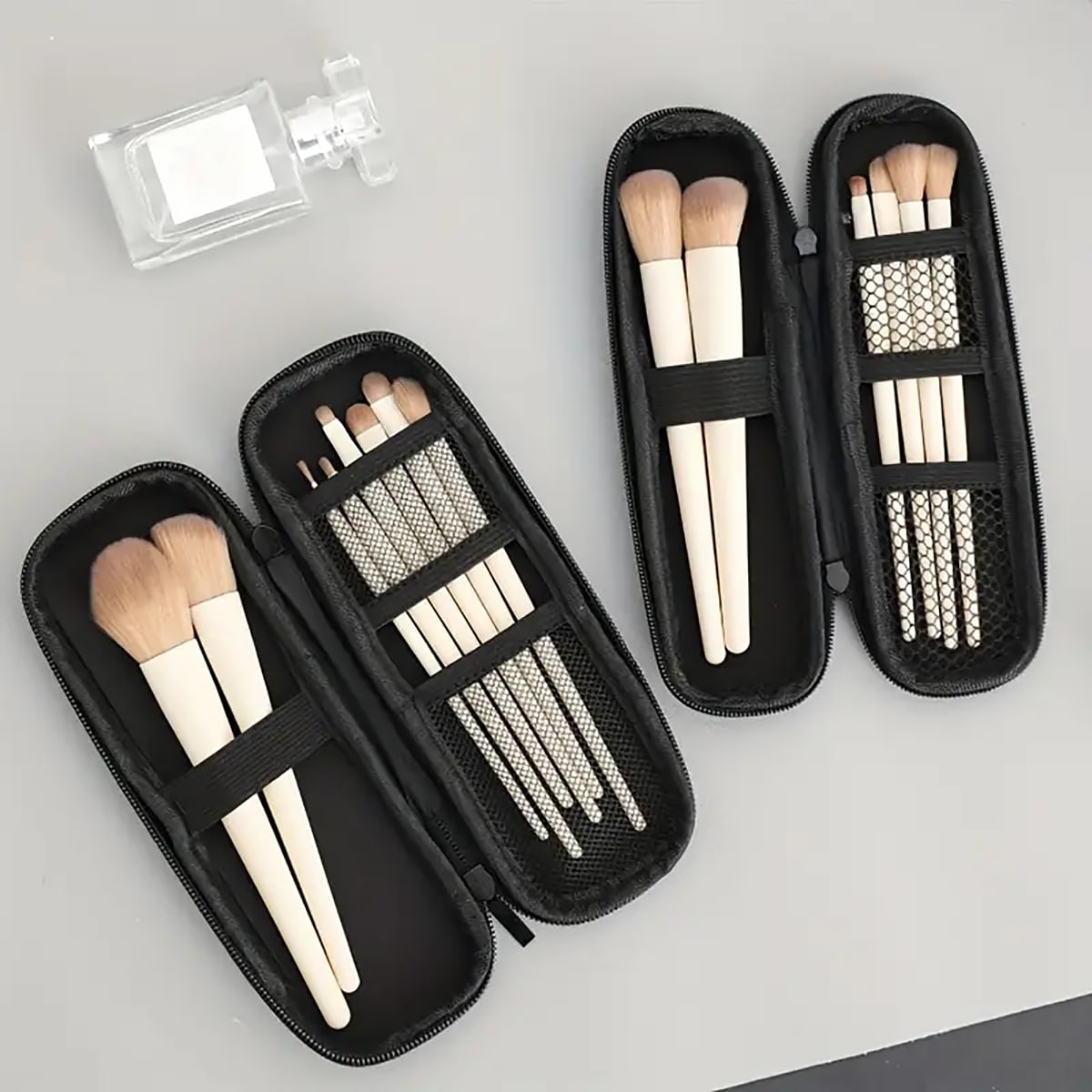 Multifunctional Makeup Brush Storage Bag, Portable Travel Brush Case ...