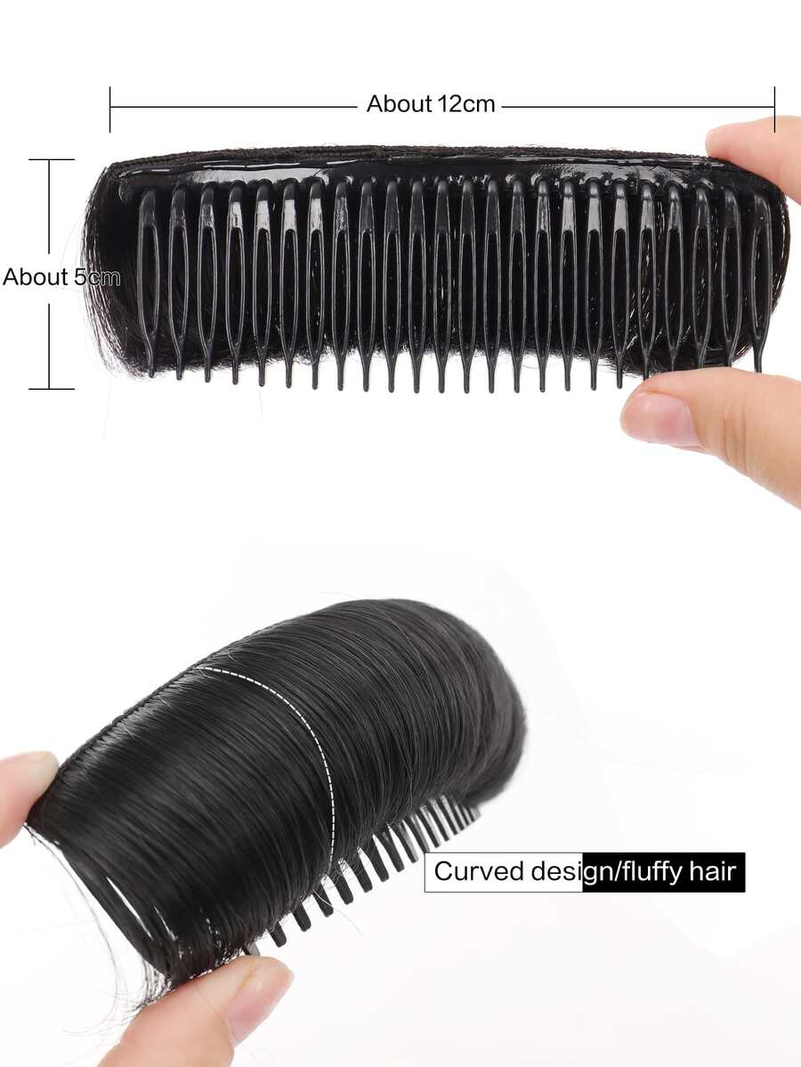 Invisible Bangs Pad High Straight Hair Up Comb False Hair Accessories ...