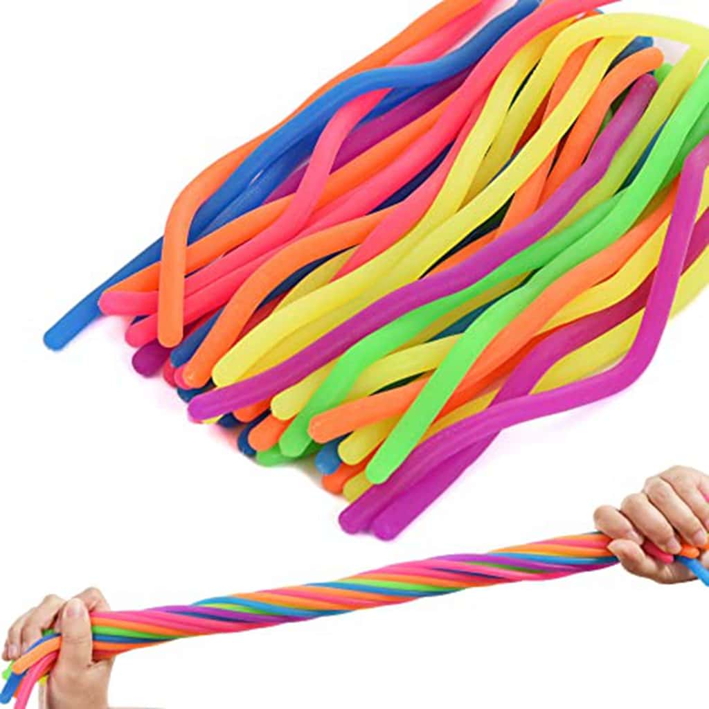 Sensory Noodle Stretchy String Fidget Toy, Classroom Rewards Back To ...