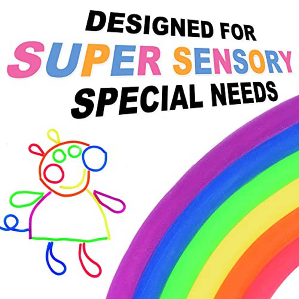 Sensory Noodle Stretchy String Fidget Toy, Classroom Rewards Back To ...