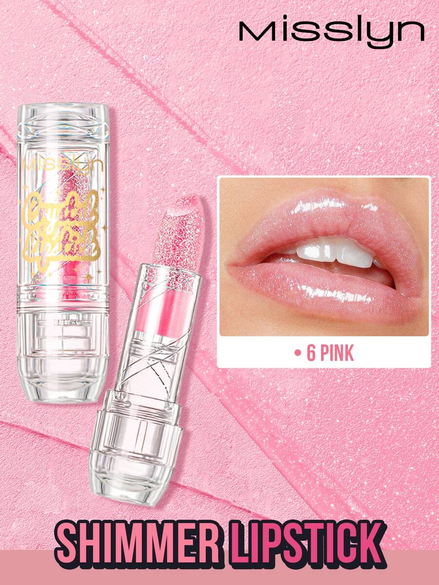 MissIyn Shimmer Color Changing Lipstick, 6 Pink Natural Pink Long ...