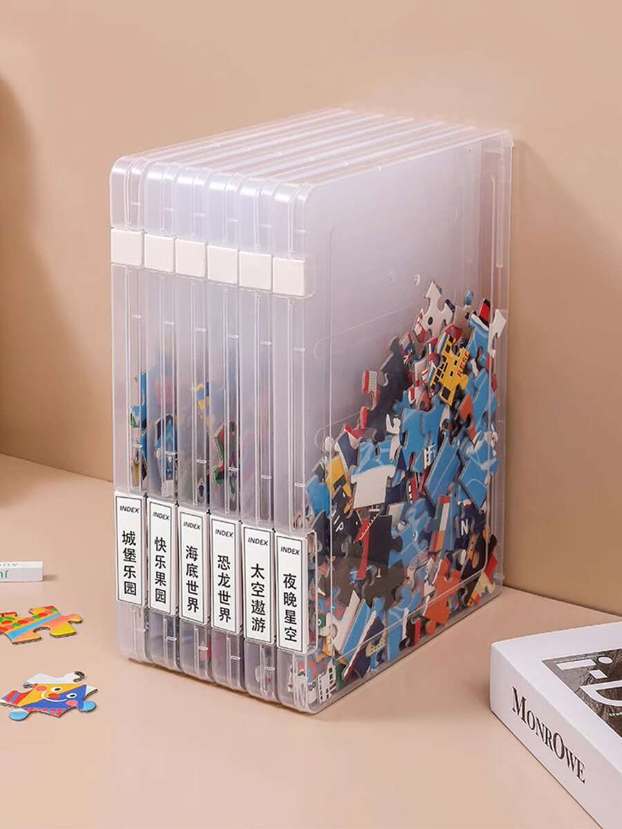 1pc Large Capacity Jigsaw Puzzle Storage Box, Organizer For Classified ...