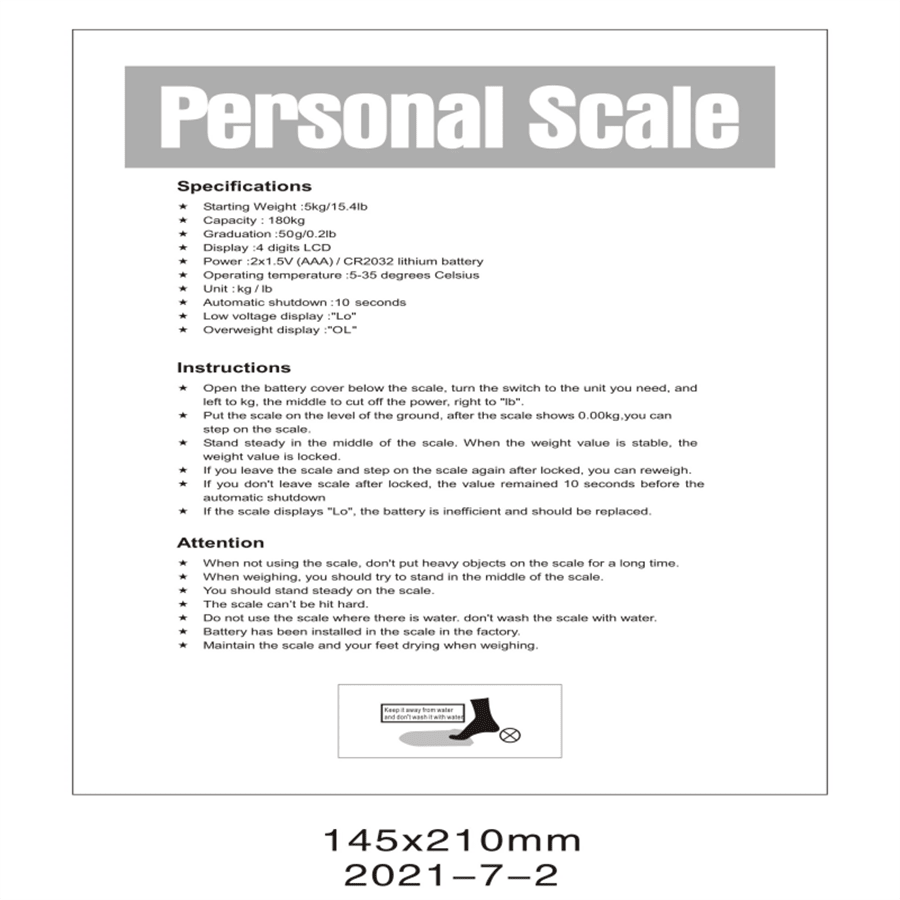 Health management household weight scale transparent round electronic ...