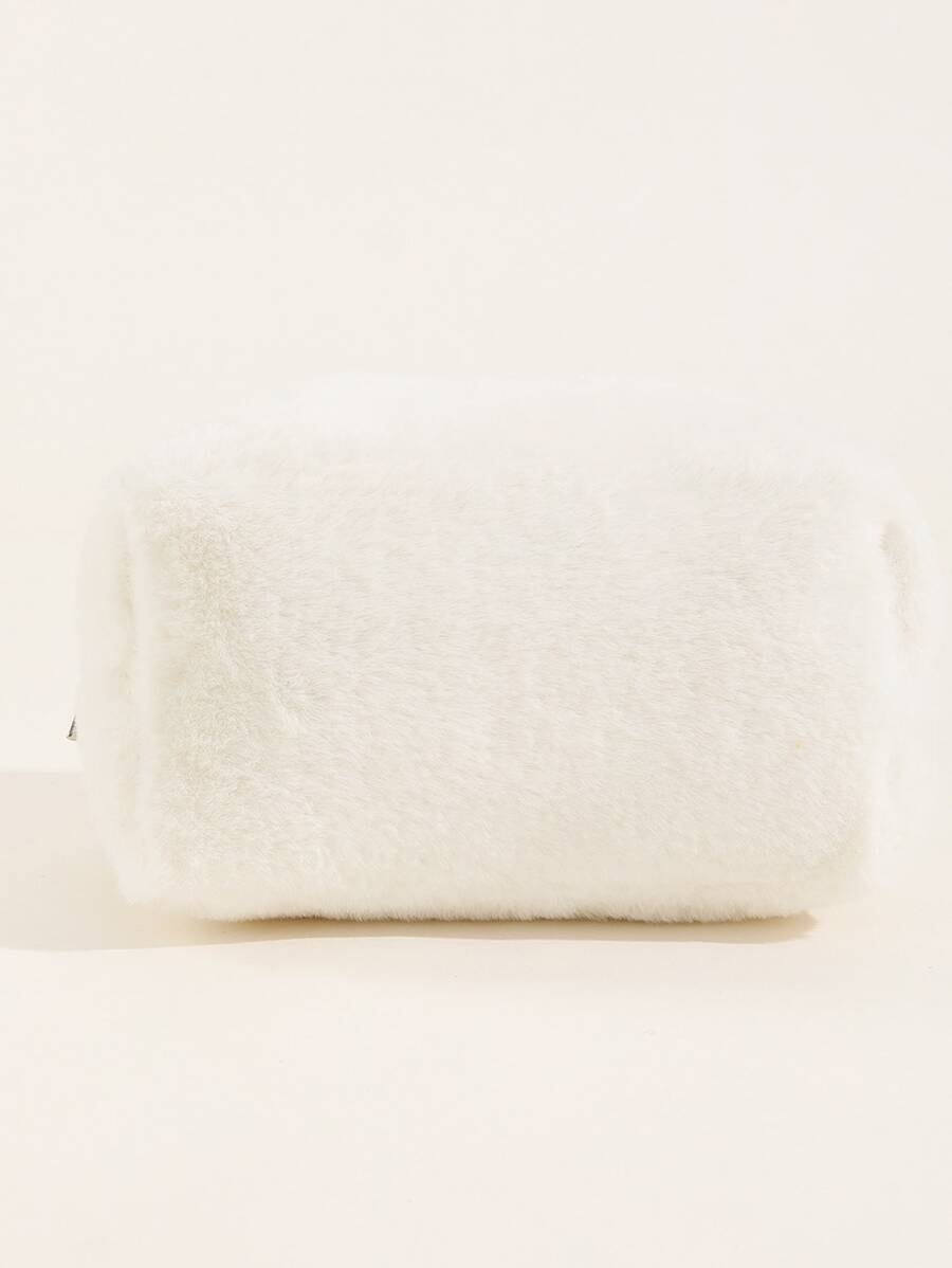 Fluffy Bag Travel Makeup Bag Women's Soft Plush Cosmetic Bag Fluffy ...
