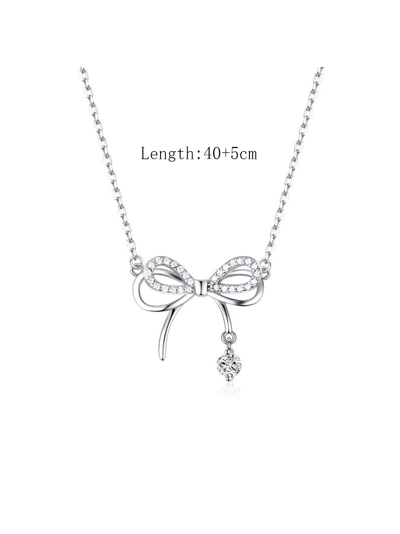 1pc Bowknot Pendant Necklace | SHEIN USA