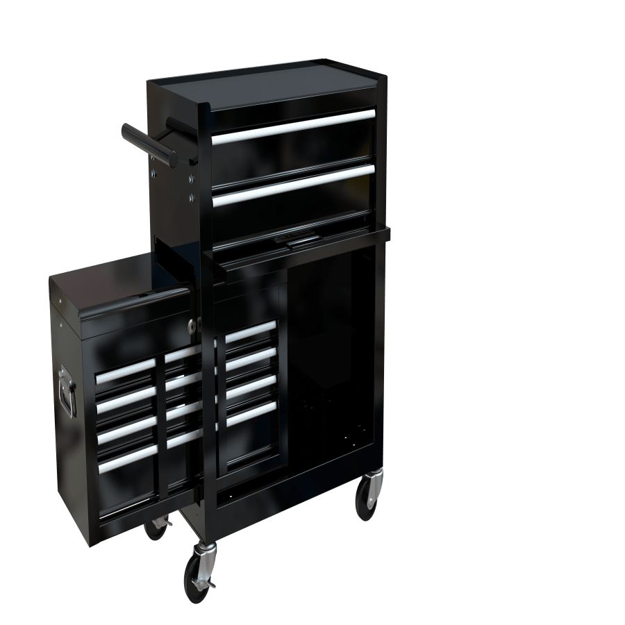 High Capacity Rolling Tool Chest with Wheels and Drawers, 8-Drawer Tool ...