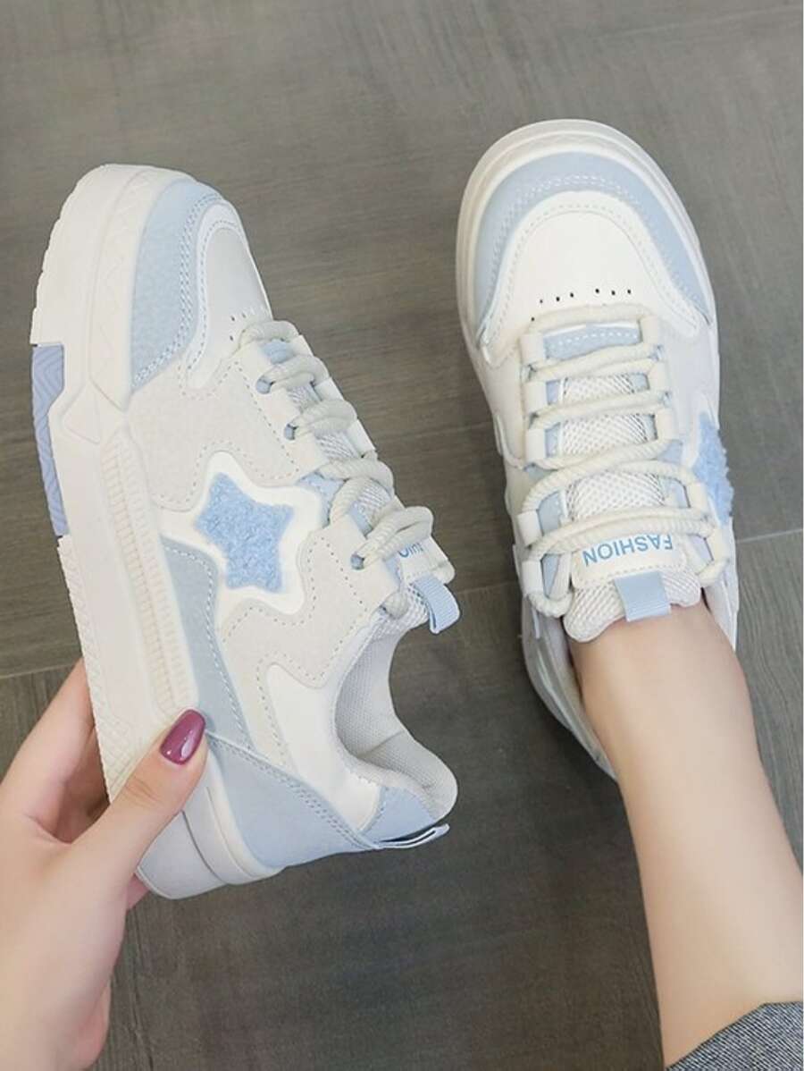 2023 New Arrival Star Design Platform Sneakers, Casual, Versatile ...