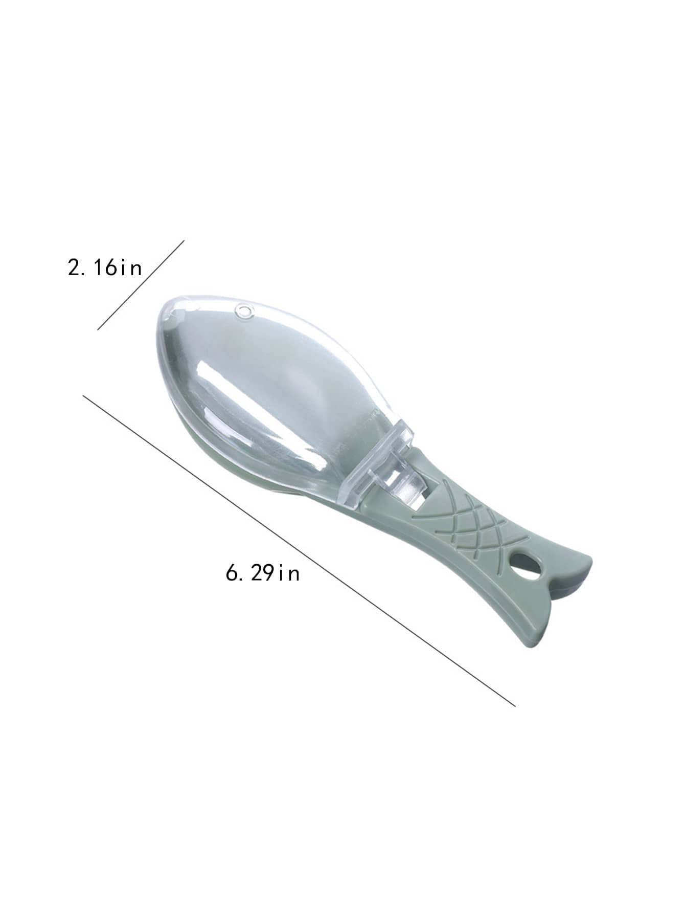 Fish Scale Scraper (With Cover) Kitchen Tool, Manual Fish Scaler With ...