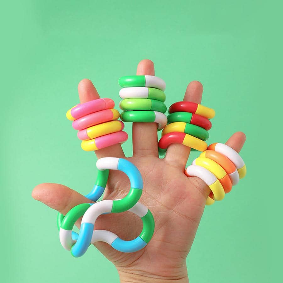 2pcs/set Stress Relief Fidget Toy Twisted Kids Bendy Toy In Random ...