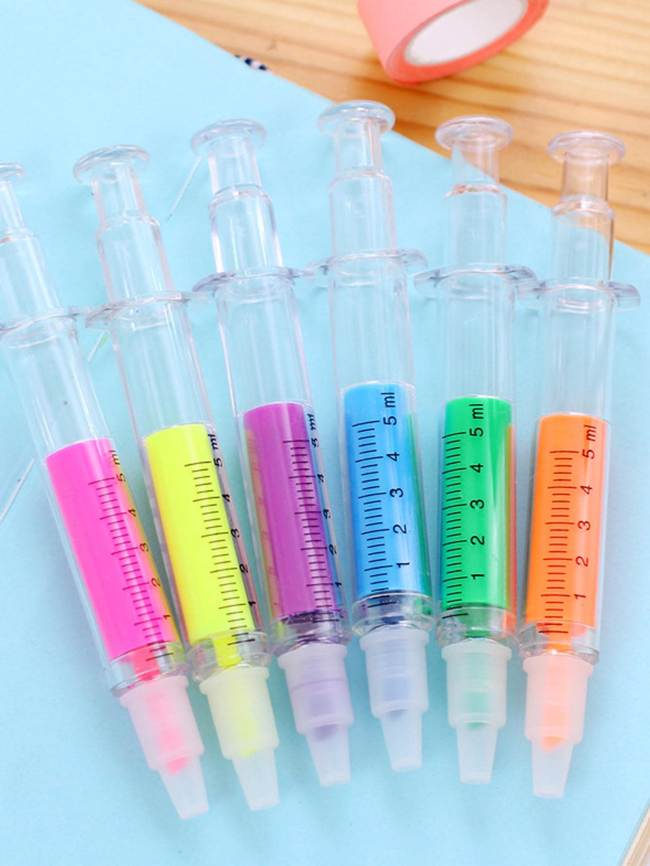 1pc Random Syringe-shape Design Fluorescent Pen | SHEIN