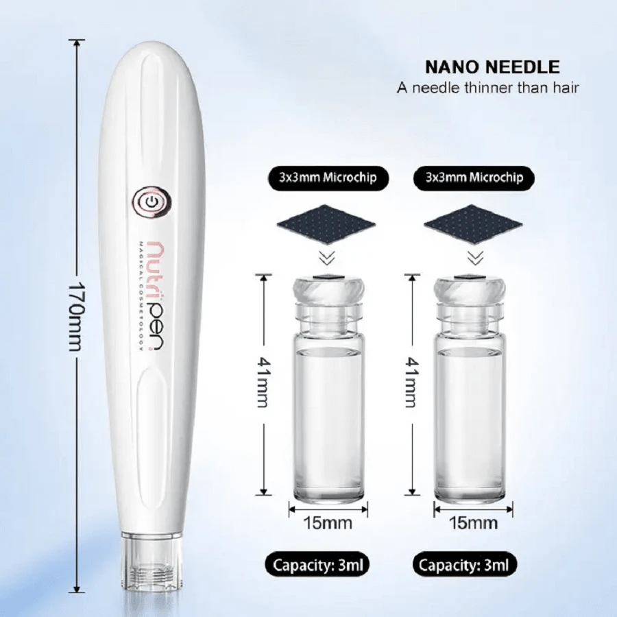 Nano Electric Microneedle Pen Facial Water Light Introduction ...