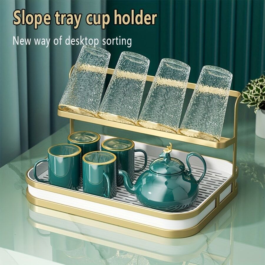 Cup Glass Holder With Double Layer Design, Suitable For Tea Cup And ...
