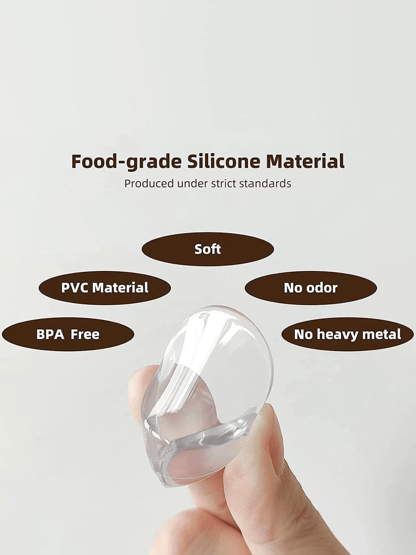 8pcs PVC Adhesive Table Corner Protector Baby, Clear Anti-Bump Table ...