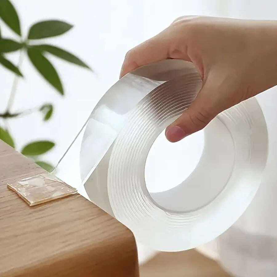1pc Heavy Duty Double Sided Tape With Reusable Damage-Free Strong ...