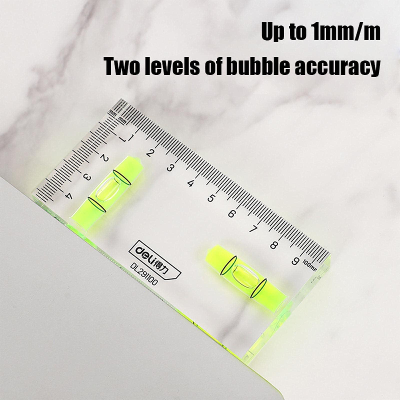 1pc T-Type Level Mini Bubble Level Two directions Spirit Level ...