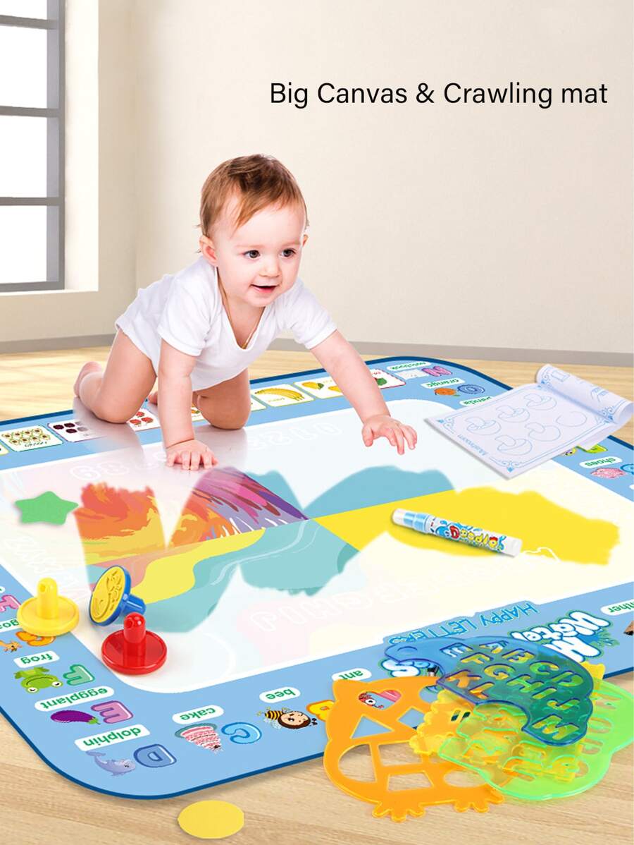 1Set Water Doodle Mat Kids Painting Writing Color Doodle Drawing ...