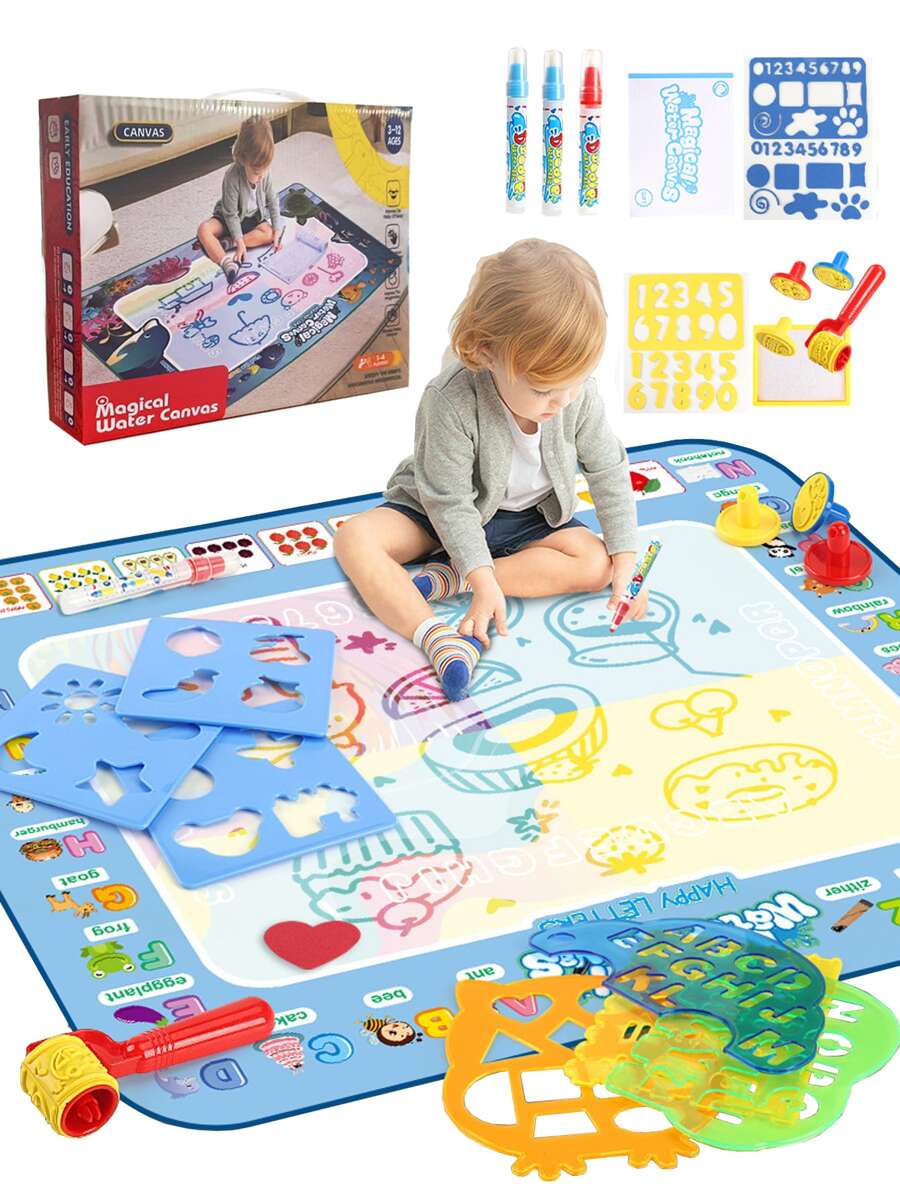 1Set Water Doodle Mat Kids Painting Writing Color Doodle Drawing ...